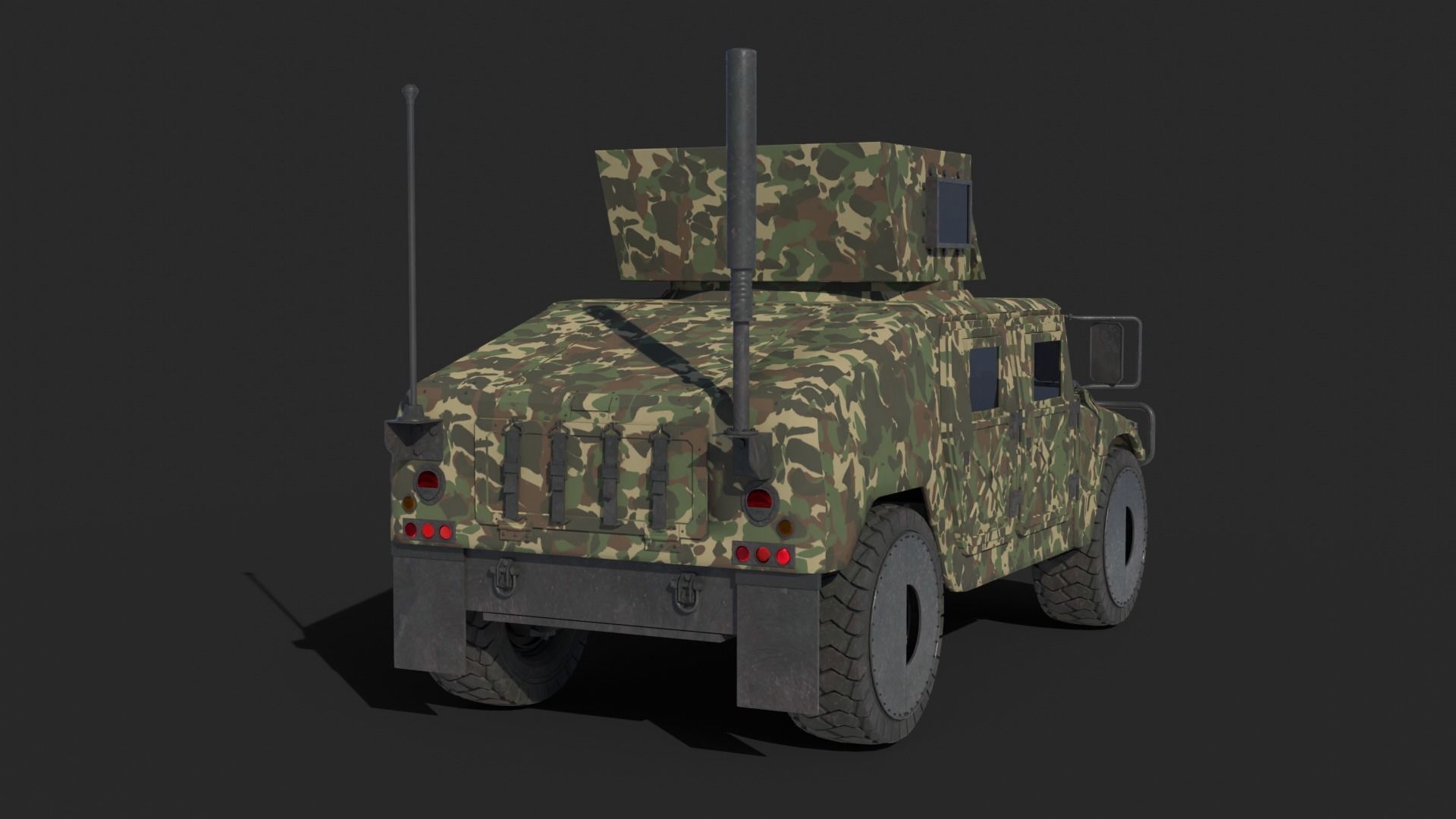 Humvee HMMWV Military 3D model 3D model | CGTrader