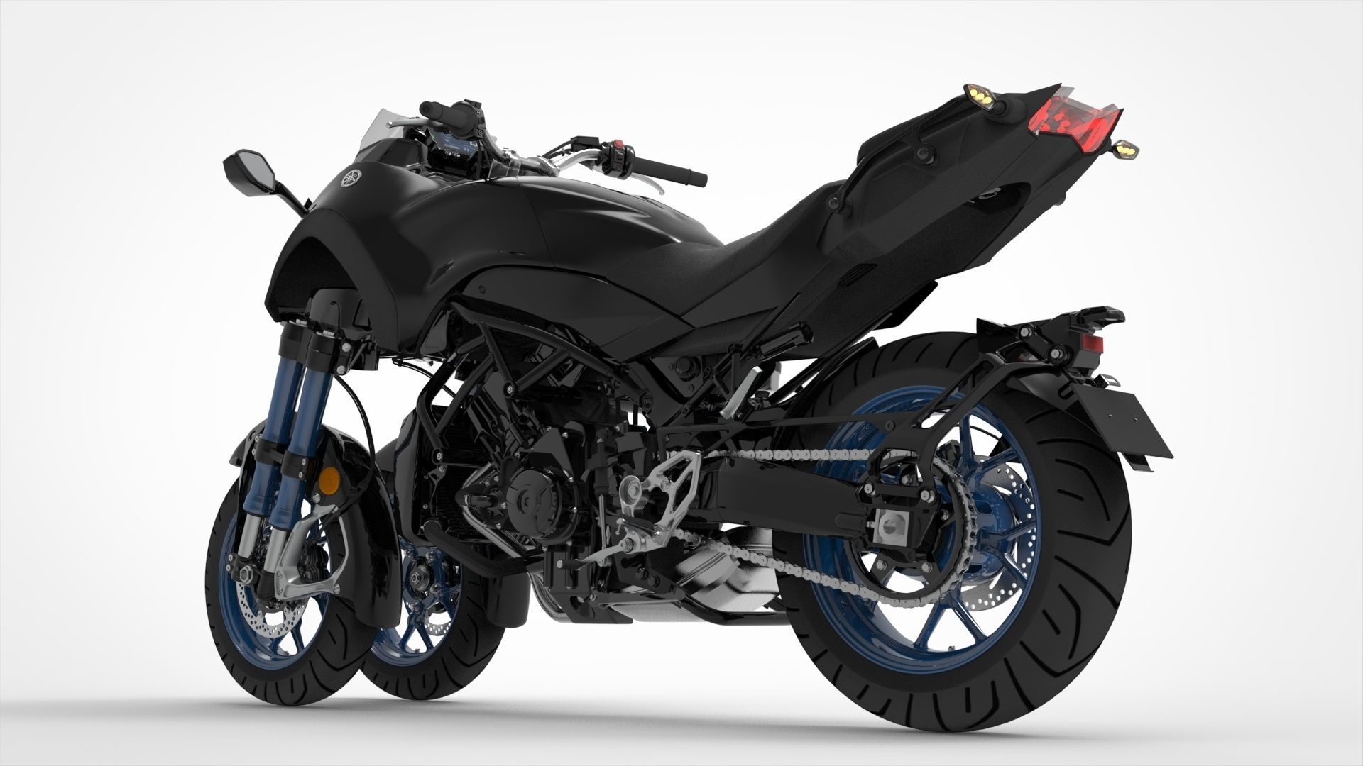 3D model Yamaha Niken VR / AR / low-poly | CGTrader