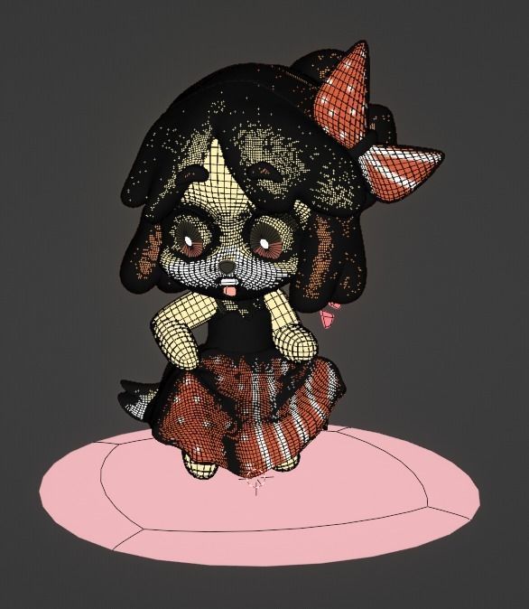 Isabelle Animal Crossing 3D Model 3D model rigged | CGTrader