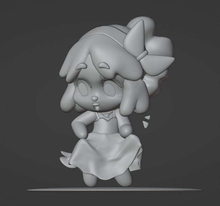 Isabelle Animal Crossing 3D Model 3D model rigged | CGTrader