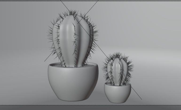 Cactus free 3D model rigged | CGTrader