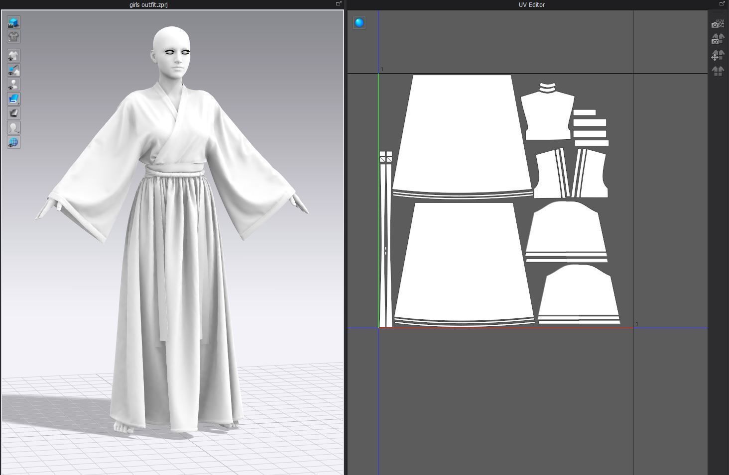 Hanfu Dress free 3D model | CGTrader
