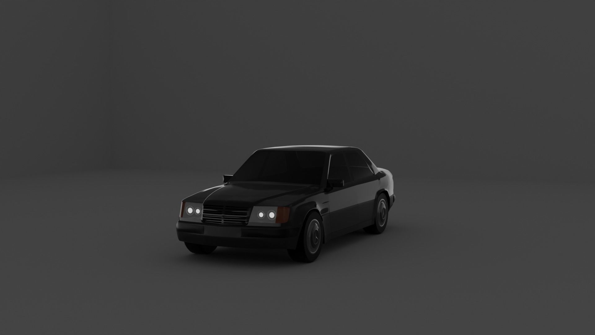 Mercedes w124 free 3D model | CGTrader