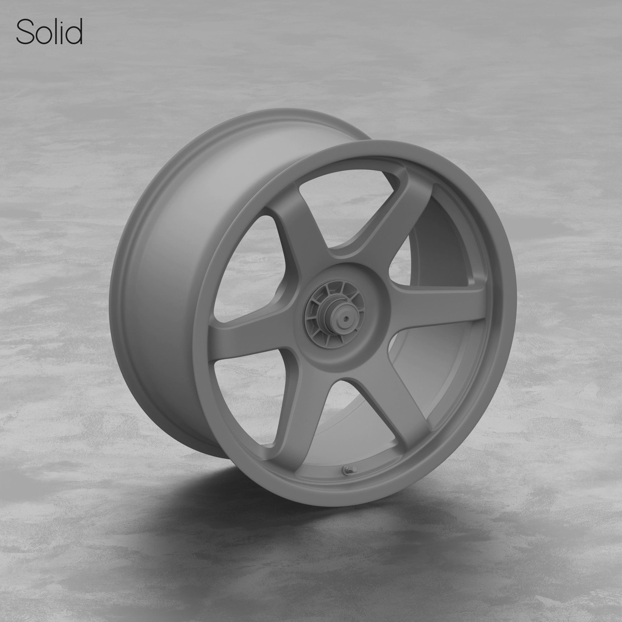 RAYS Volk Racing Forged Mag TE37 Centerlock Wheel 3D Model 3D model ...