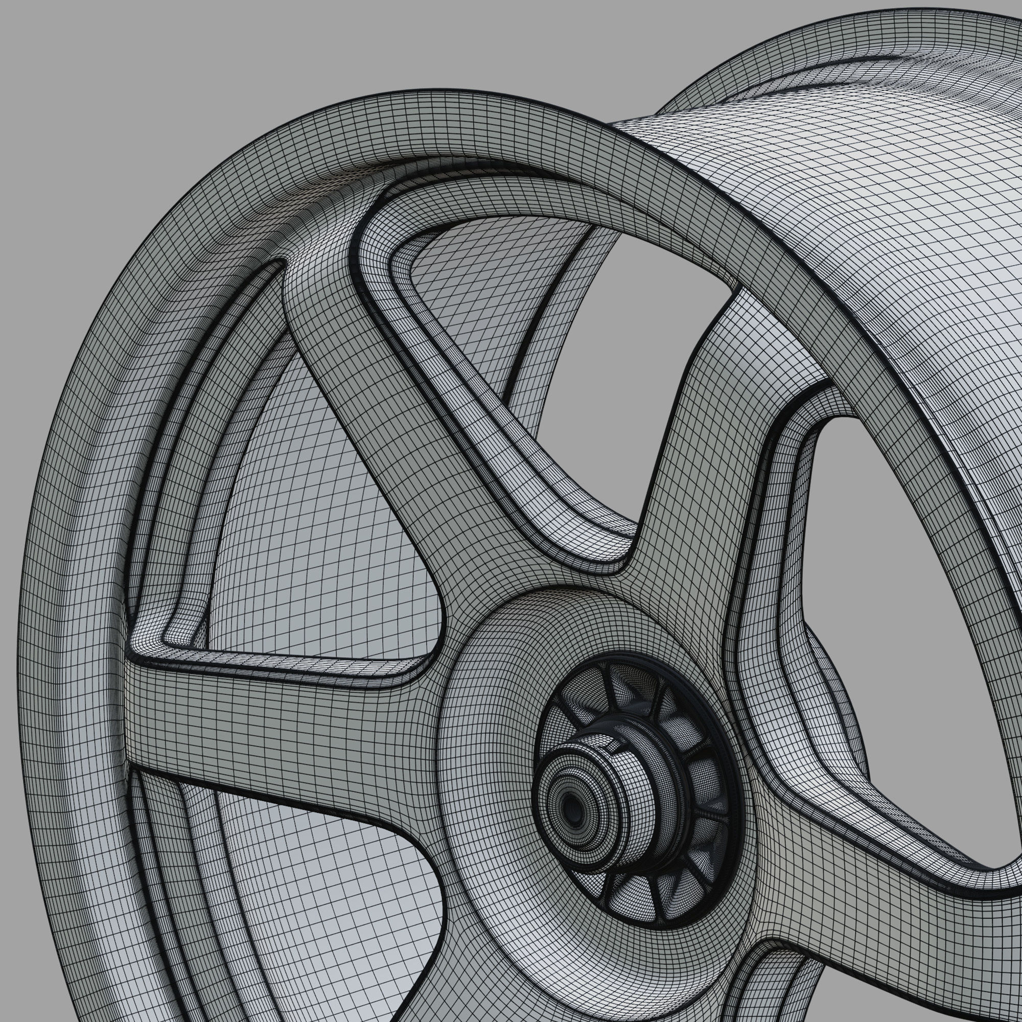 RAYS Volk Racing Forged Mag TE37 Centerlock Wheel 3D Model 3D model ...