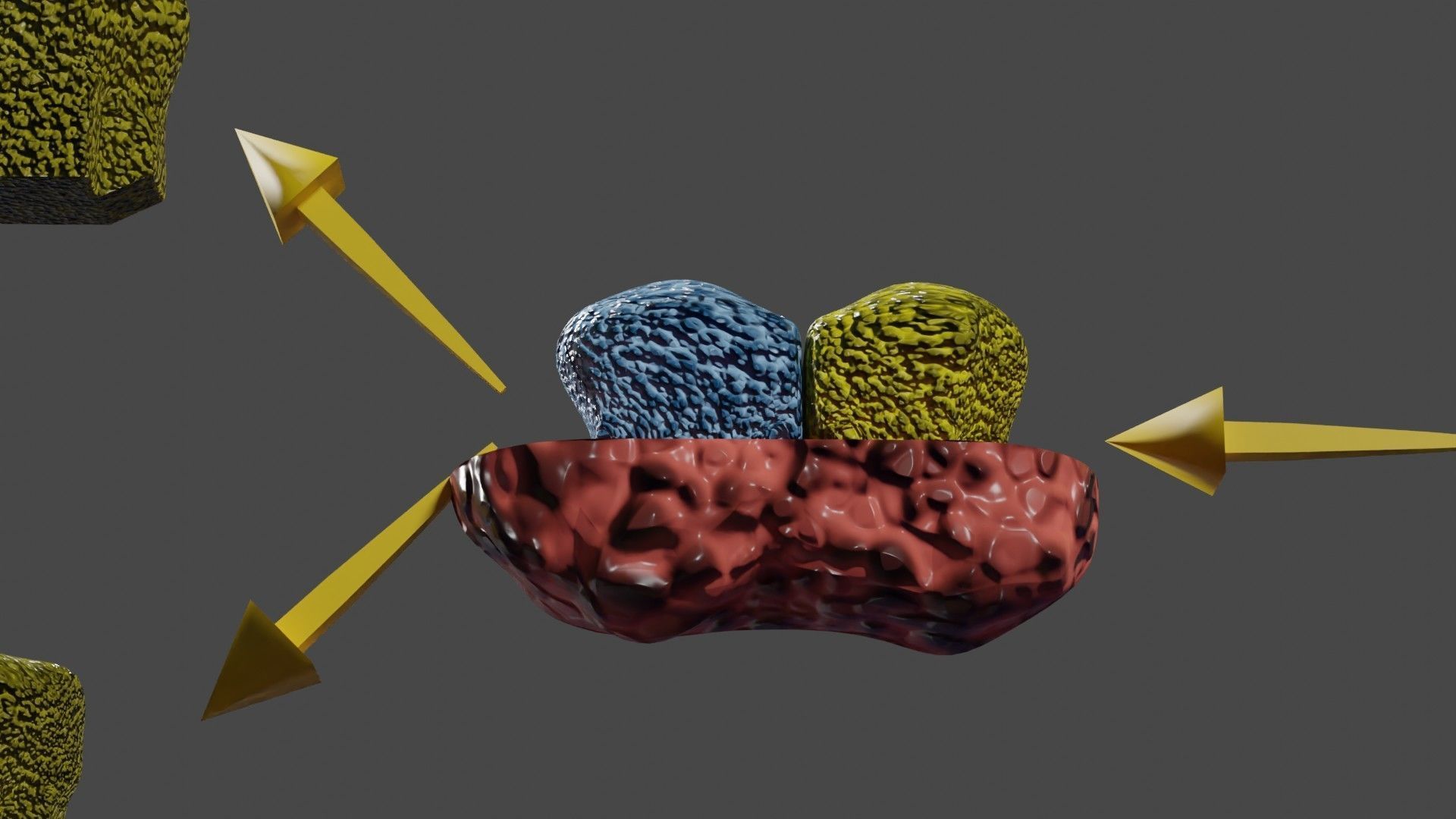 3D enzyme substrate reaction product 3D model 3D printable | CGTrader