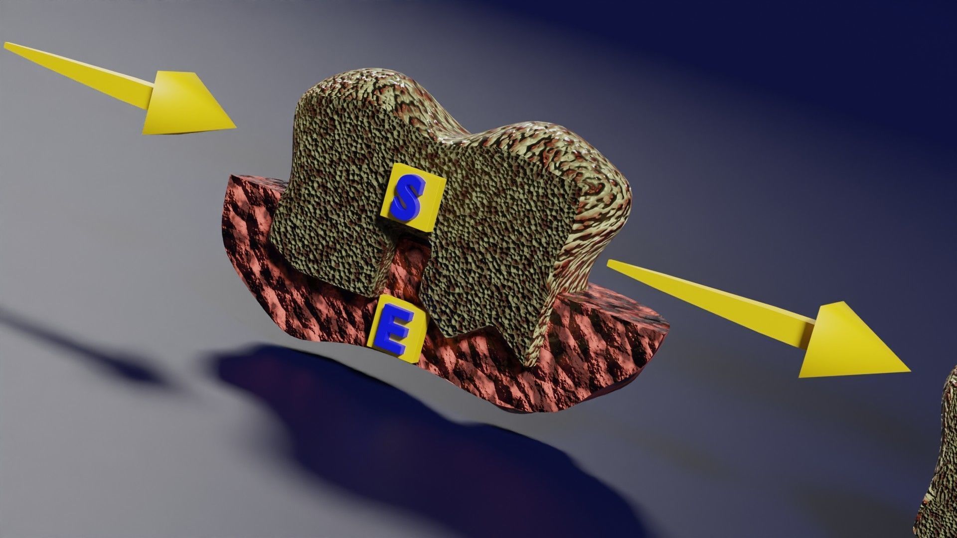 3D enzyme substrate reaction product 3D model 3D printable | CGTrader