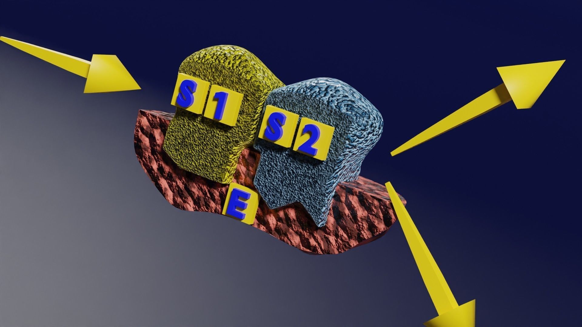 3D enzyme substrate reaction product 3D model 3D printable | CGTrader