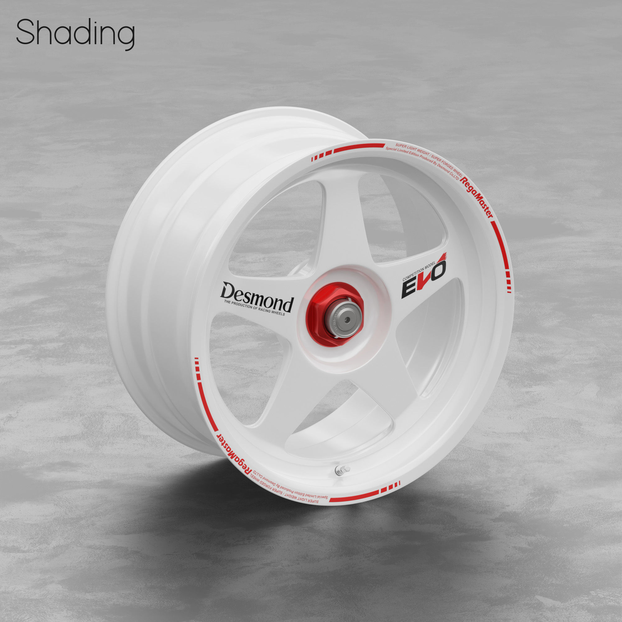 Desmond RegaMaster EVO Centerlock Wheel 3D Model 3D model | CGTrader