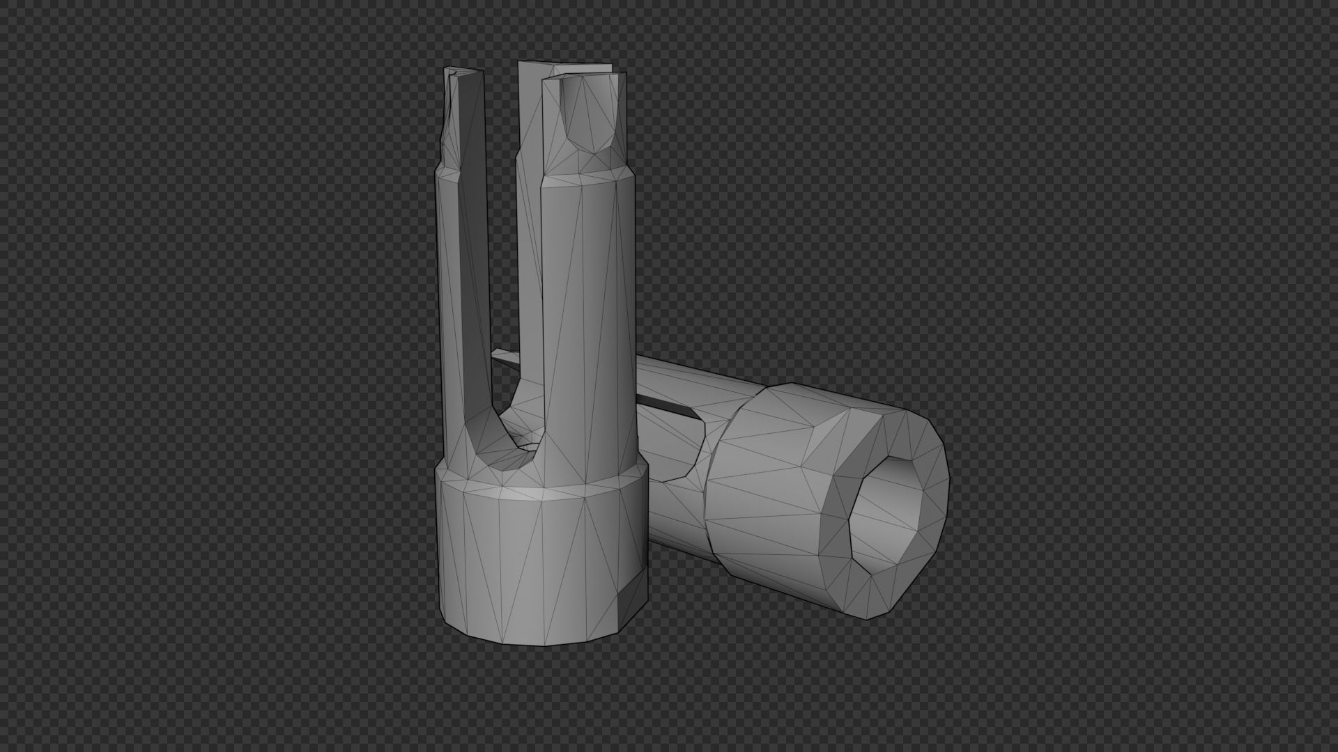 3D model AR-15 KAC QDC Flash Hider VR / AR / low-poly | CGTrader