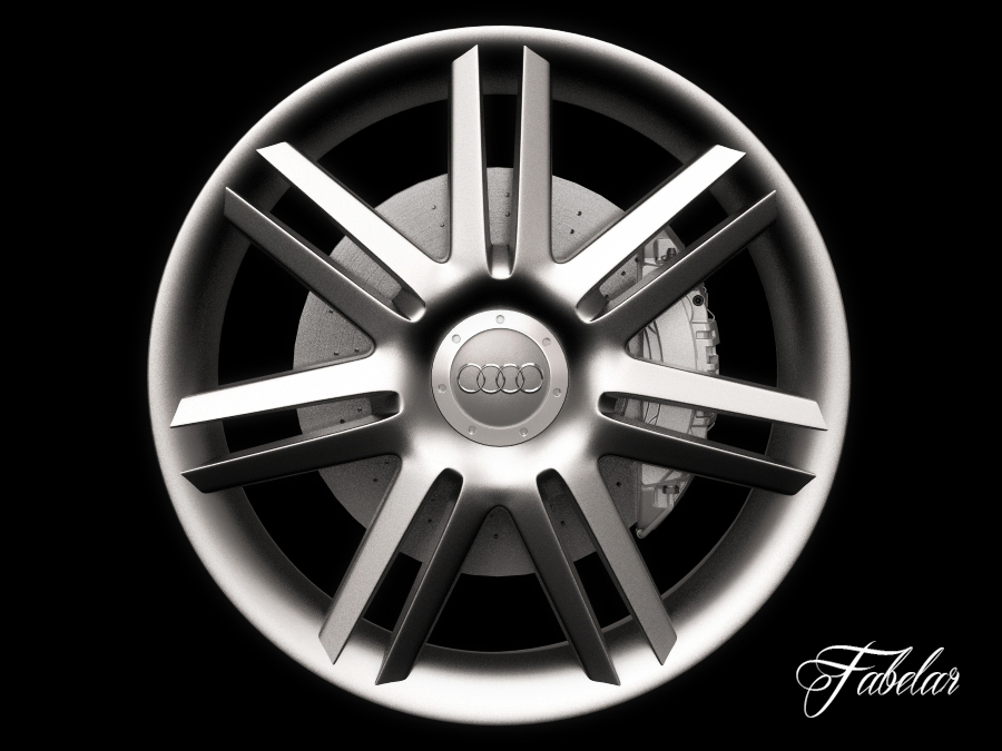 Audi A3 rim 3D model | CGTrader