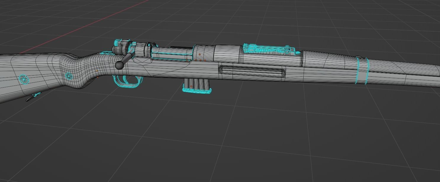 3D model VZ24 Rifle VR / AR / low-poly | CGTrader