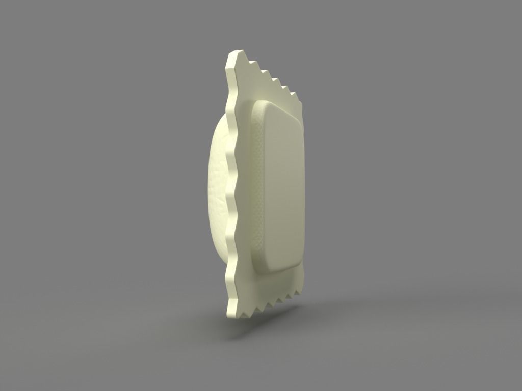 Fresh Stuffed Pasta Ravioli Food 3D model 3D printable | CGTrader