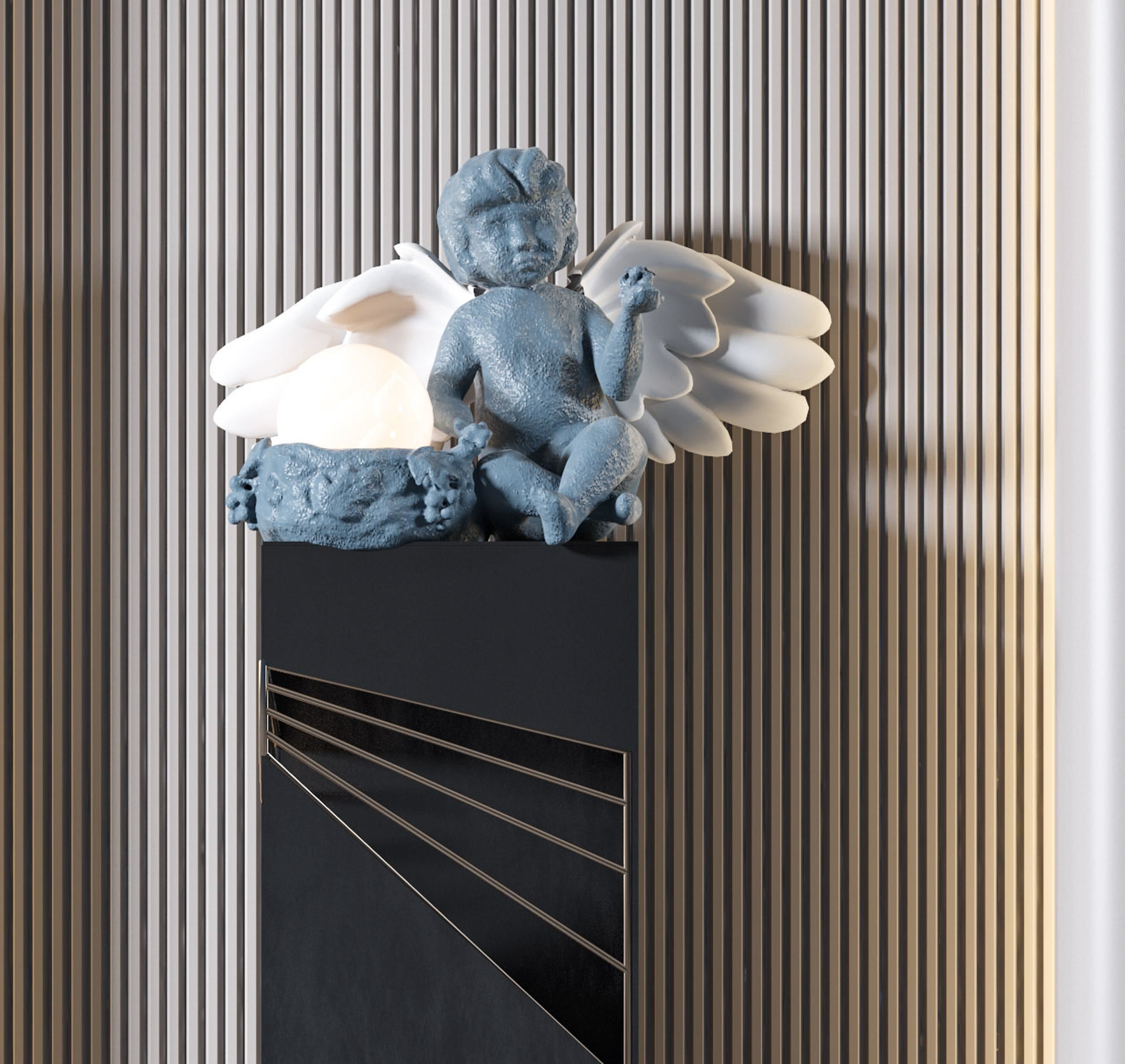 Angel Sculpture Modern 3D model | CGTrader