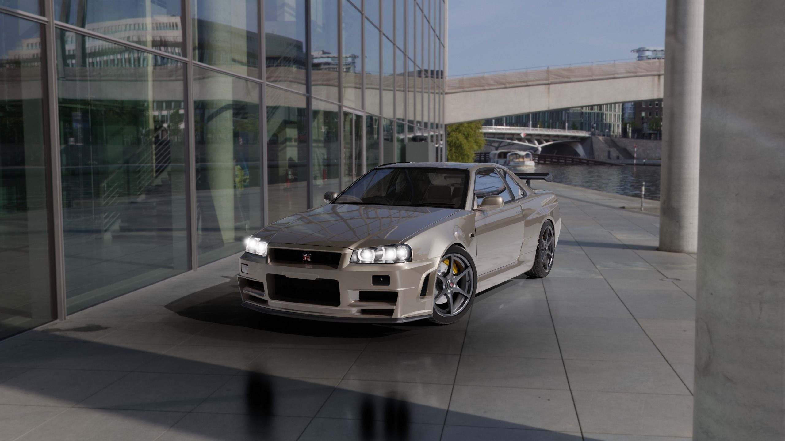Nissan Skyline GTR R34 3D Model 3D model rigged | CGTrader