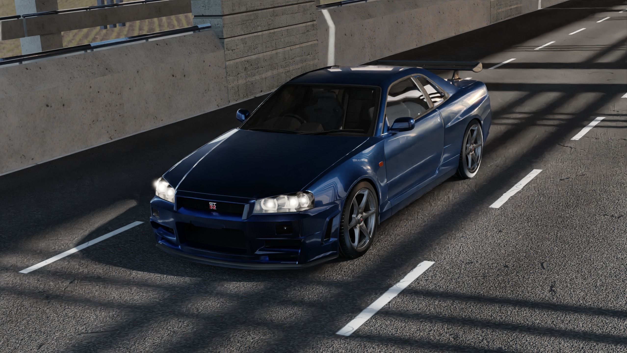 Nissan Skyline GTR R34 3D Model 3D model rigged | CGTrader