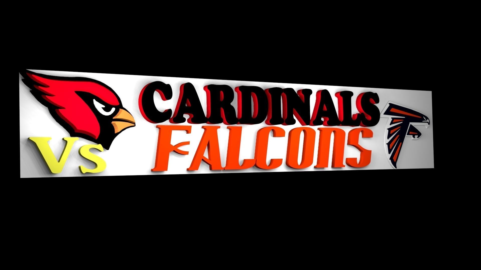 Cardinals Vs Falcons 3D model | CGTrader