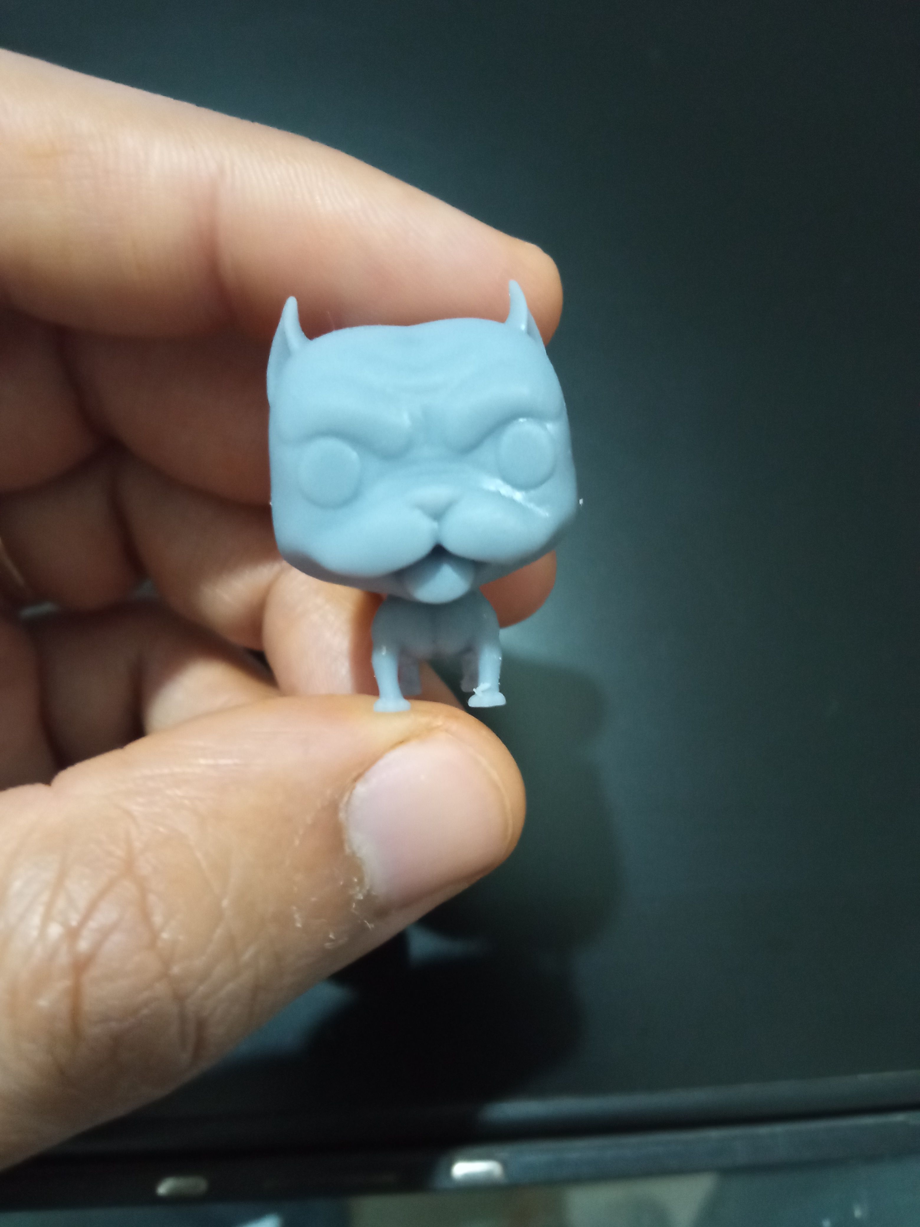 PITBULL V2 FUNKO POP DOG CUSTOM PETS 3D model 3D printable | CGTrader