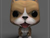 PITBULL V2 FUNKO POP DOG CUSTOM PETS 3D model 3D printable | CGTrader