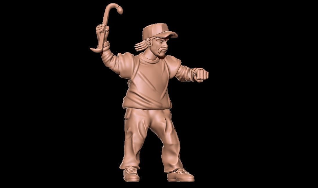 Survivor Crazy Lenny 3D model 3D printable | CGTrader