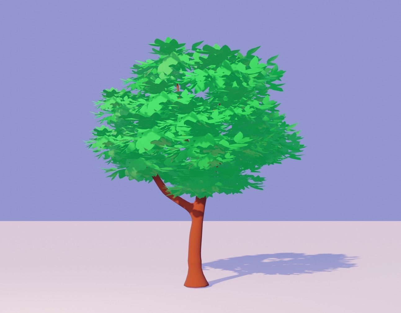 Stylized Cel Shaded Trees 3D model | CGTrader