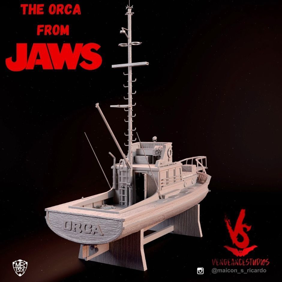 The Orca from JAWS 3D model 3D printable | CGTrader