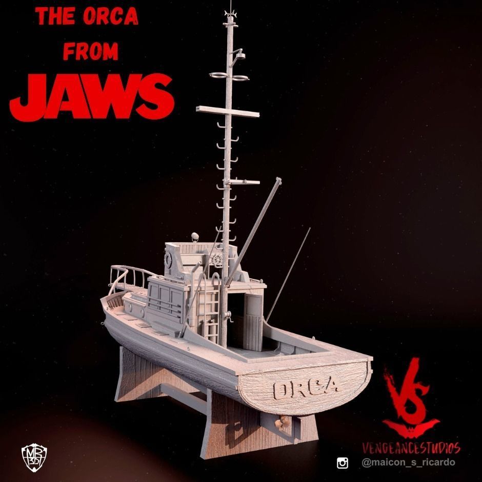 The Orca from JAWS 3D model 3D printable | CGTrader
