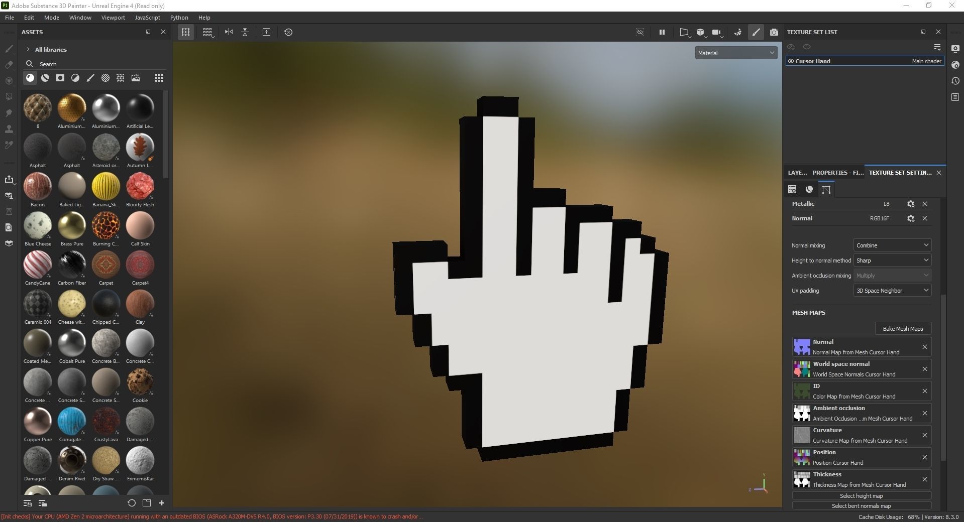 3D model Cursor Hand 3D Model VR / AR / low-poly | CGTrader