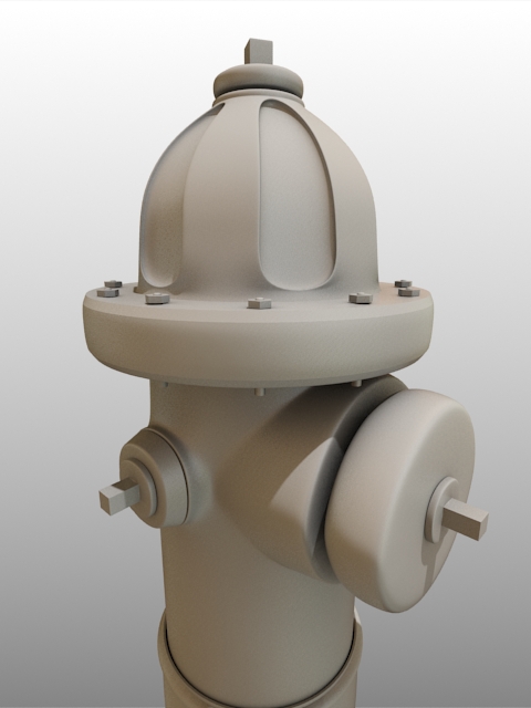 Hydrant - High-poly fire 3D model | CGTrader