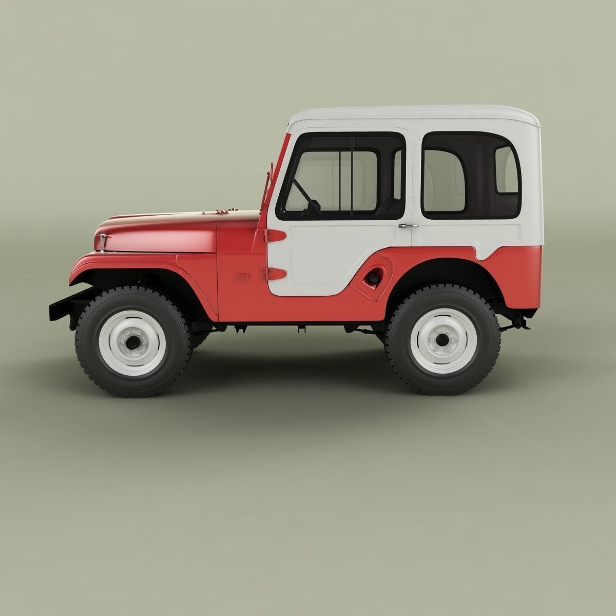 Jeep CJ5 3D model | CGTrader