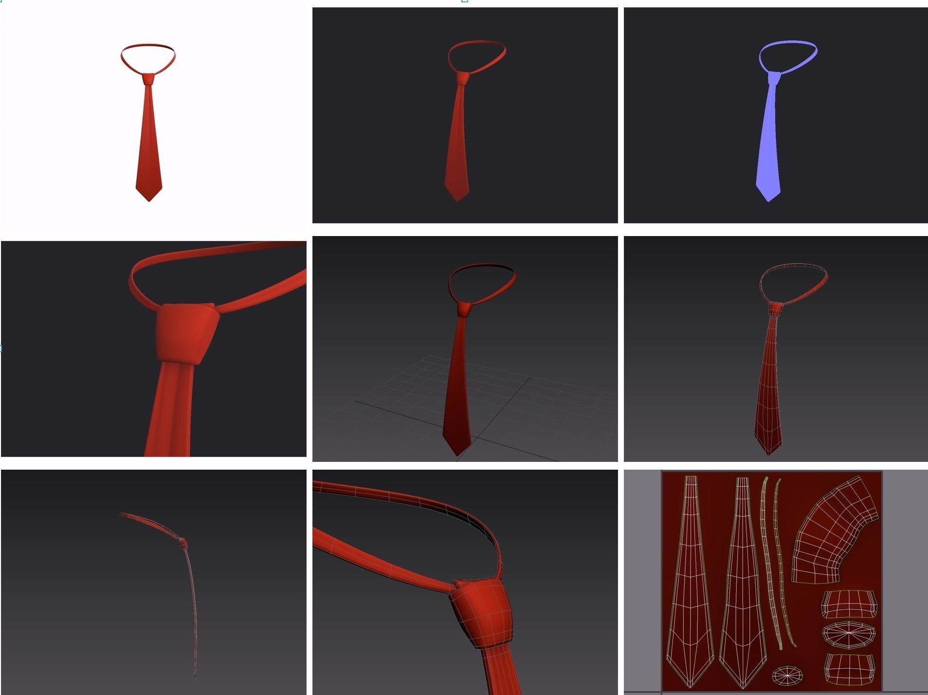 Neck Accessories Pack 1 3D model | CGTrader