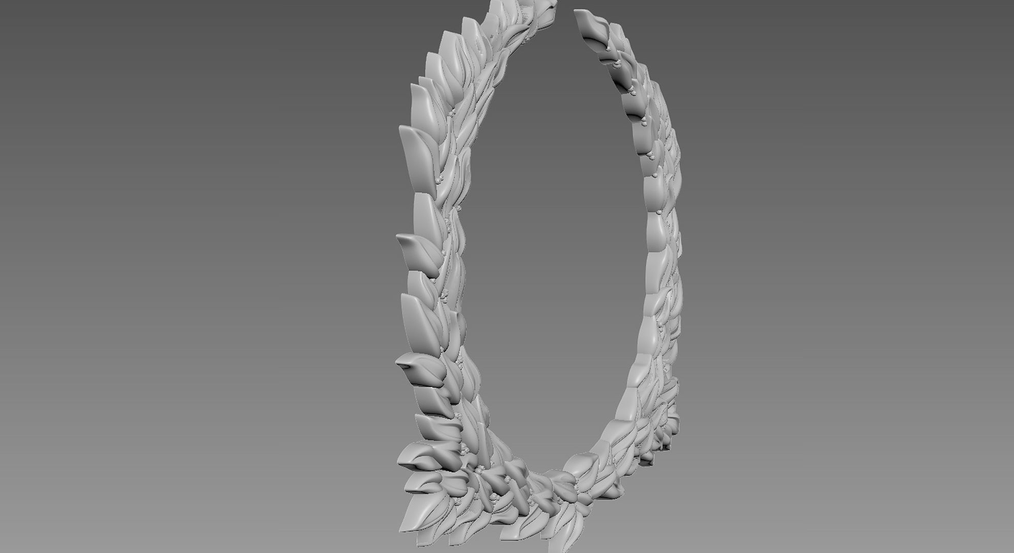 Frame Leaves 3D model | CGTrader