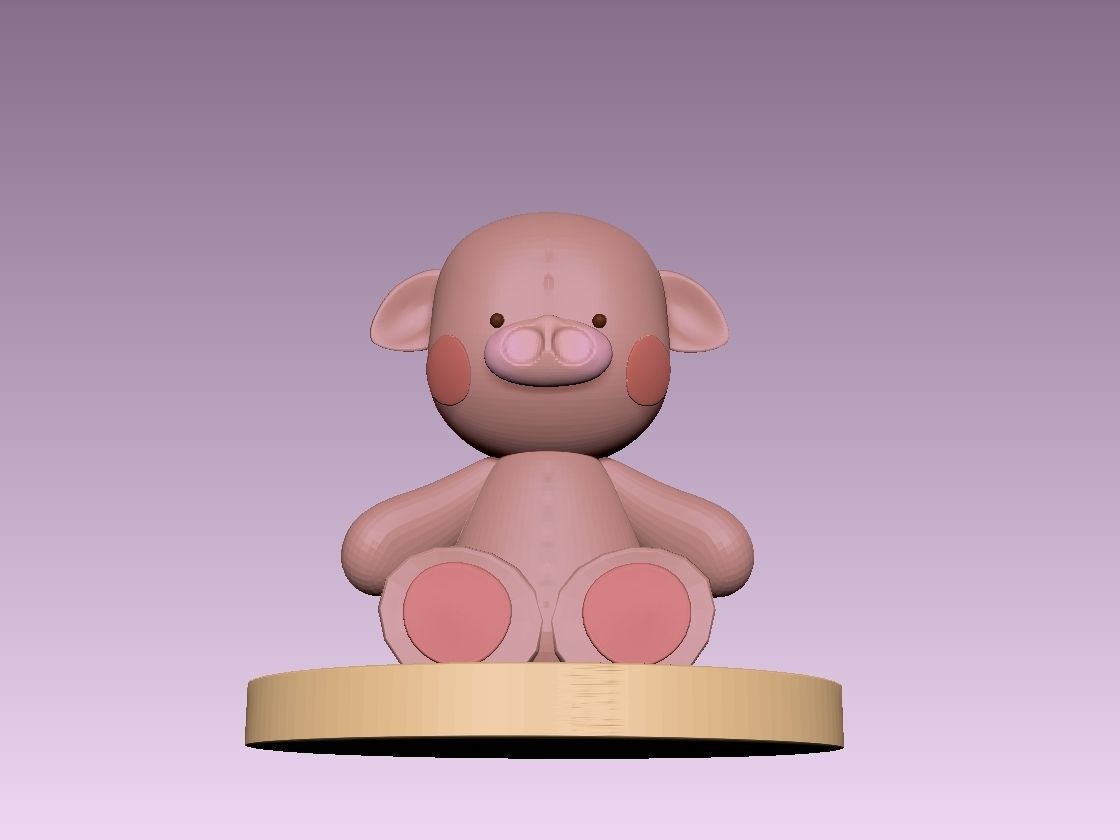 cute pig 3D model | CGTrader