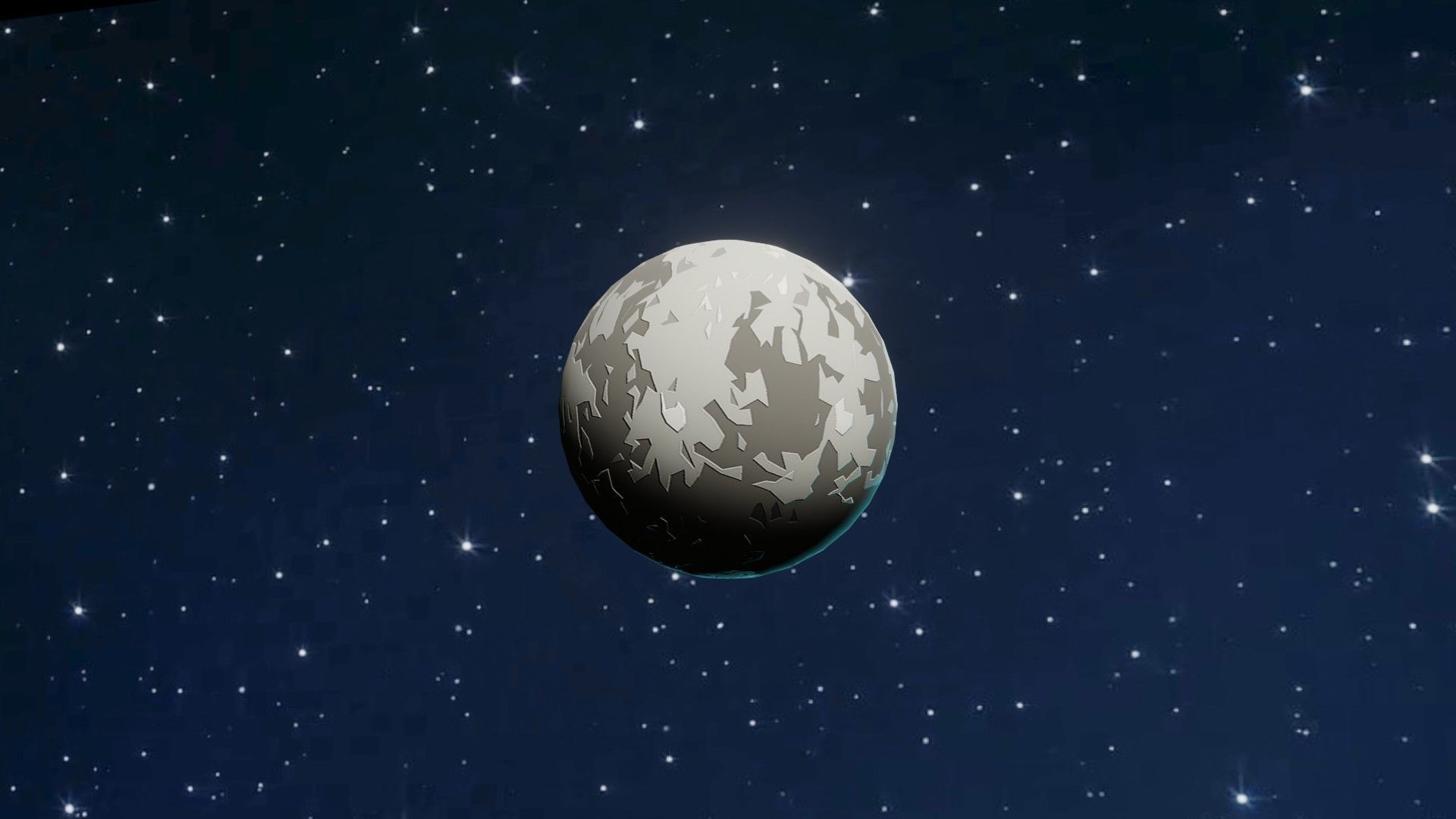 3D model Stylized Planet Mercury 3D Model 2k 4k 8k Textures VR / AR ...