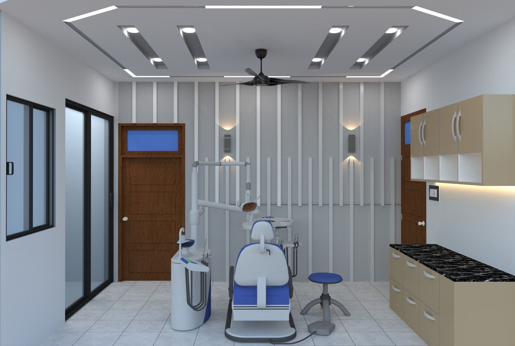 DENTAL CLINIC INTERIOR DESIGN 3D model 3D printable | CGTrader