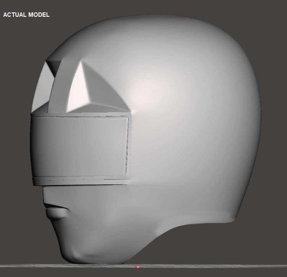 Power Rangers Zeo Green Ranger helmet 3D model 3D printable | CGTrader