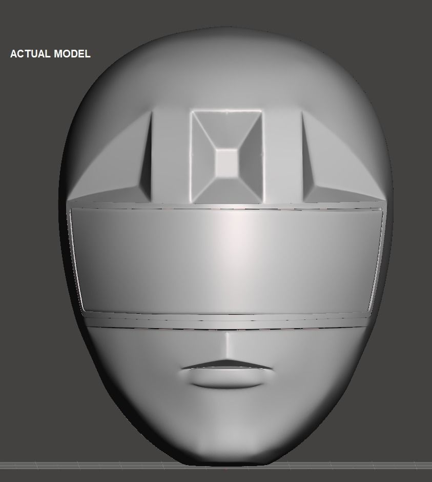 Power Rangers Zeo Green Ranger helmet 3D model 3D printable | CGTrader
