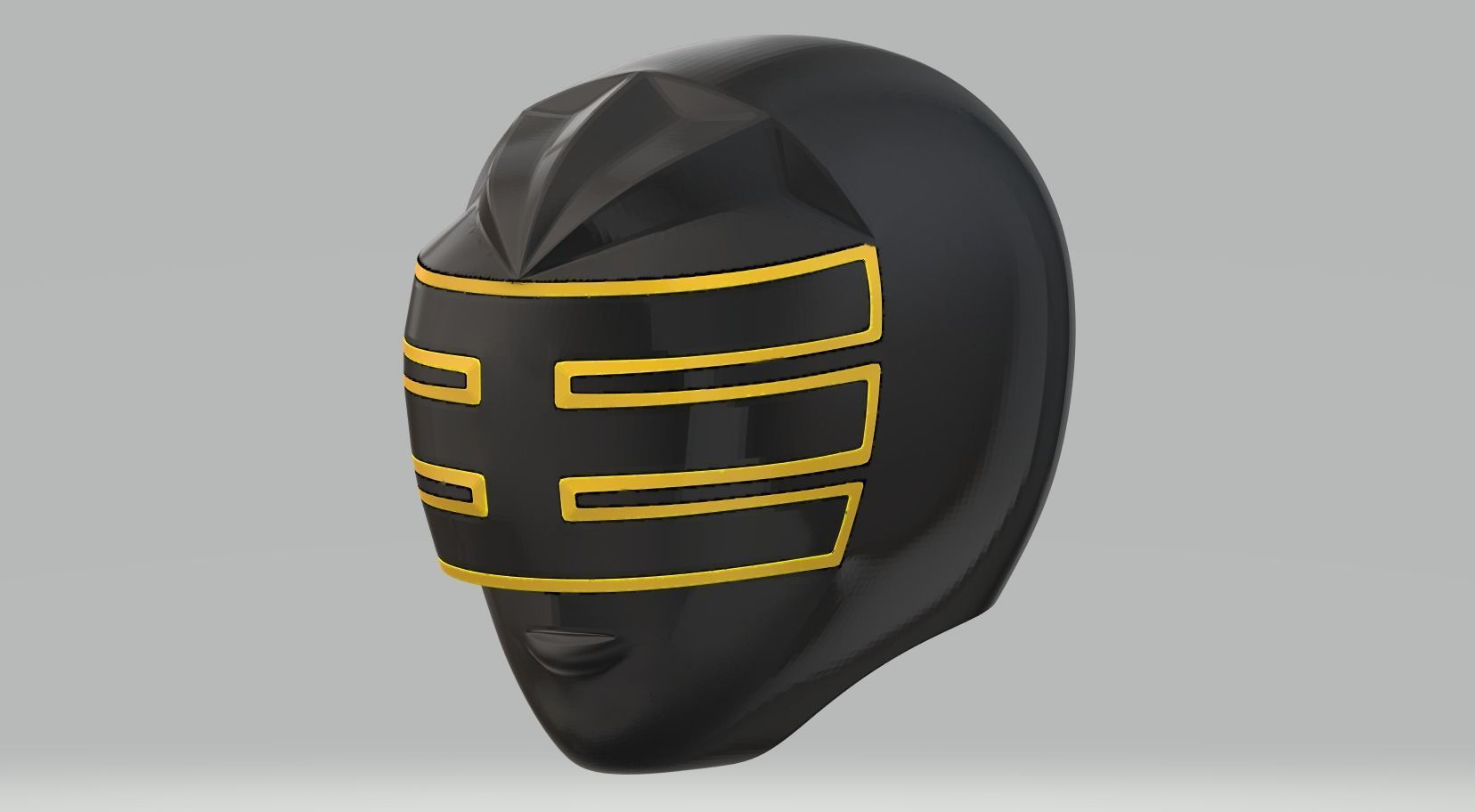 Power Rangers Zeo Gold Ranger helmet 3D model 3D printable | CGTrader