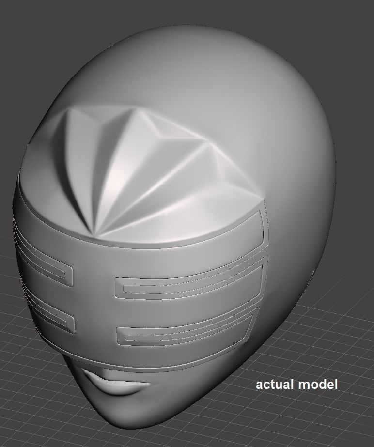 Power Rangers Zeo Gold Ranger helmet 3D model 3D printable | CGTrader