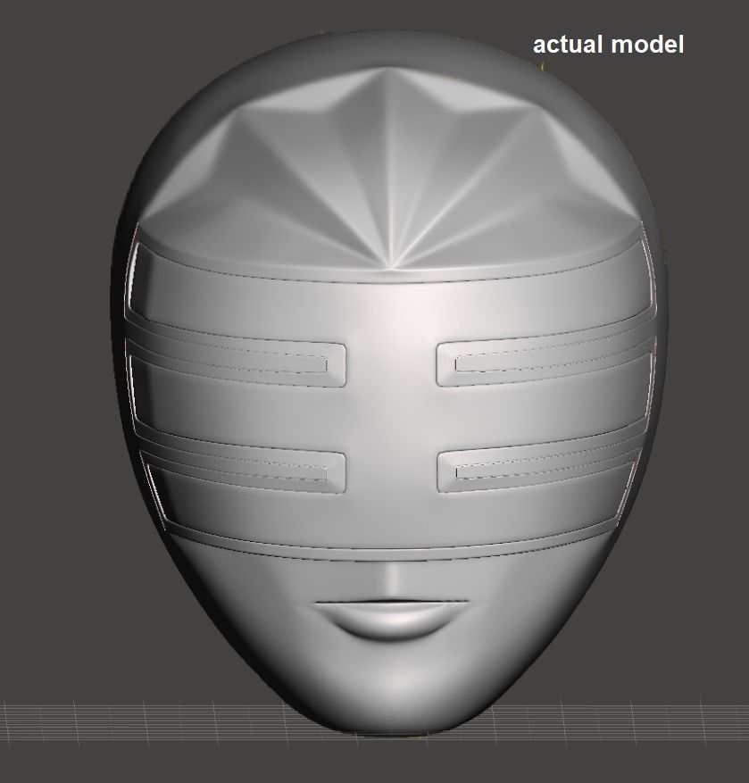 Power Rangers Zeo Gold Ranger helmet 3D model 3D printable | CGTrader