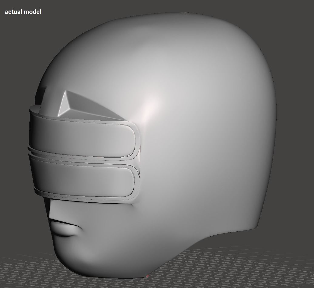Power Rangers Zeo Yellow Ranger helmet 3D model 3D printable | CGTrader