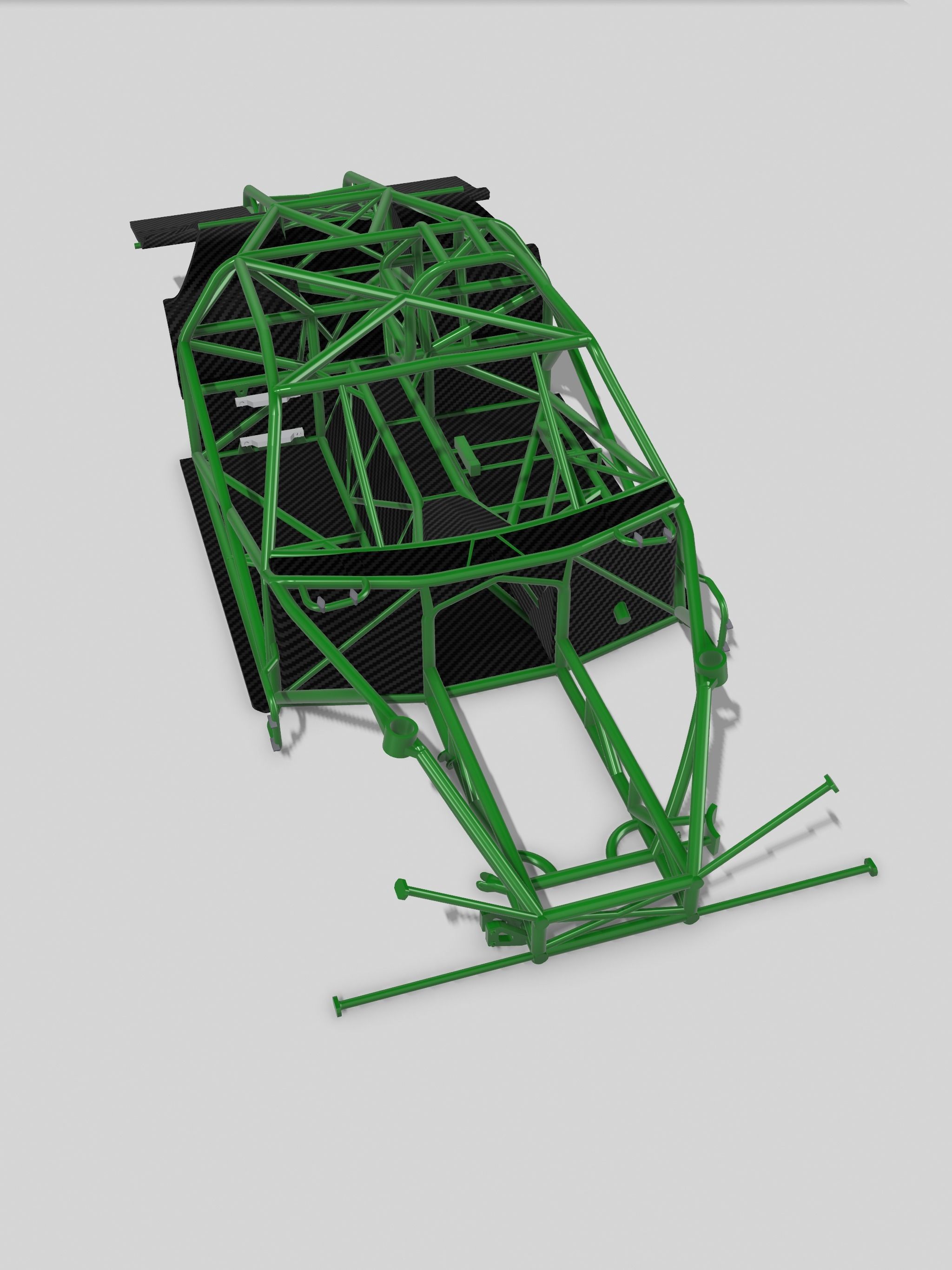 1967 STANG Fastback ProMod tubular chassis with floors tubs 3D model 3D ...