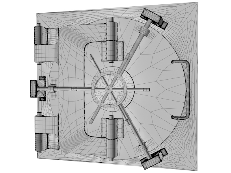 Animated Vault 3D model animated | CGTrader