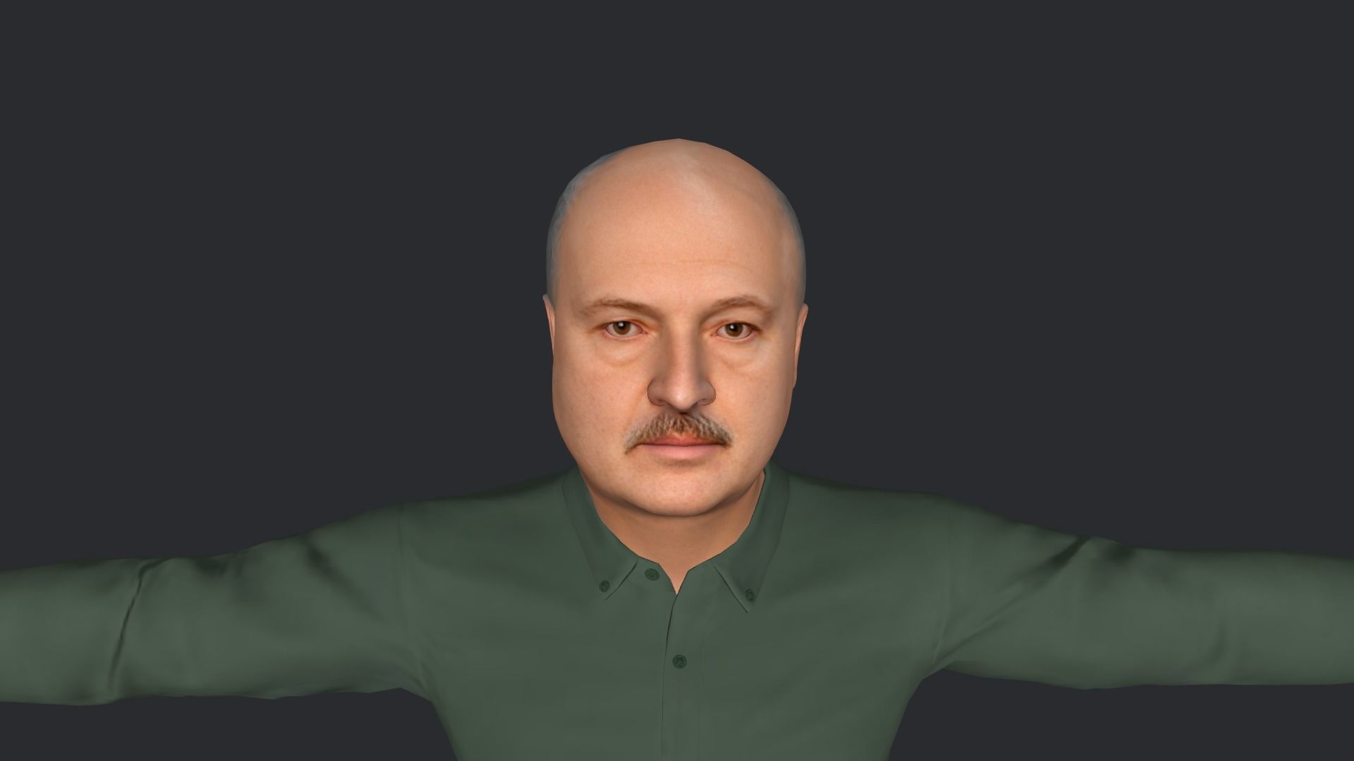 Alexander Lukashenko Hyper Realistic Full Body Rigged Character 3D ...