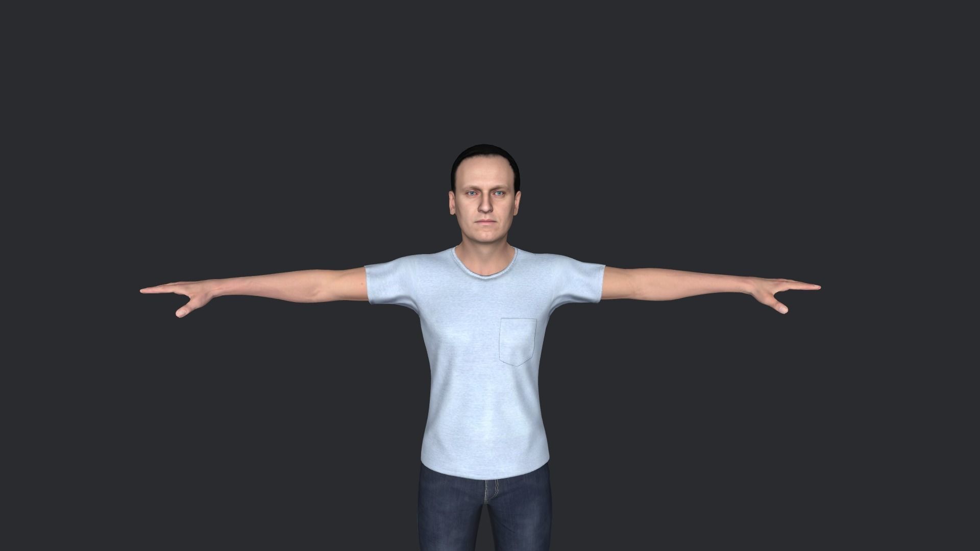 Alexey Navalny Hyper Realistic Full Body Rigged Character 3D model ...