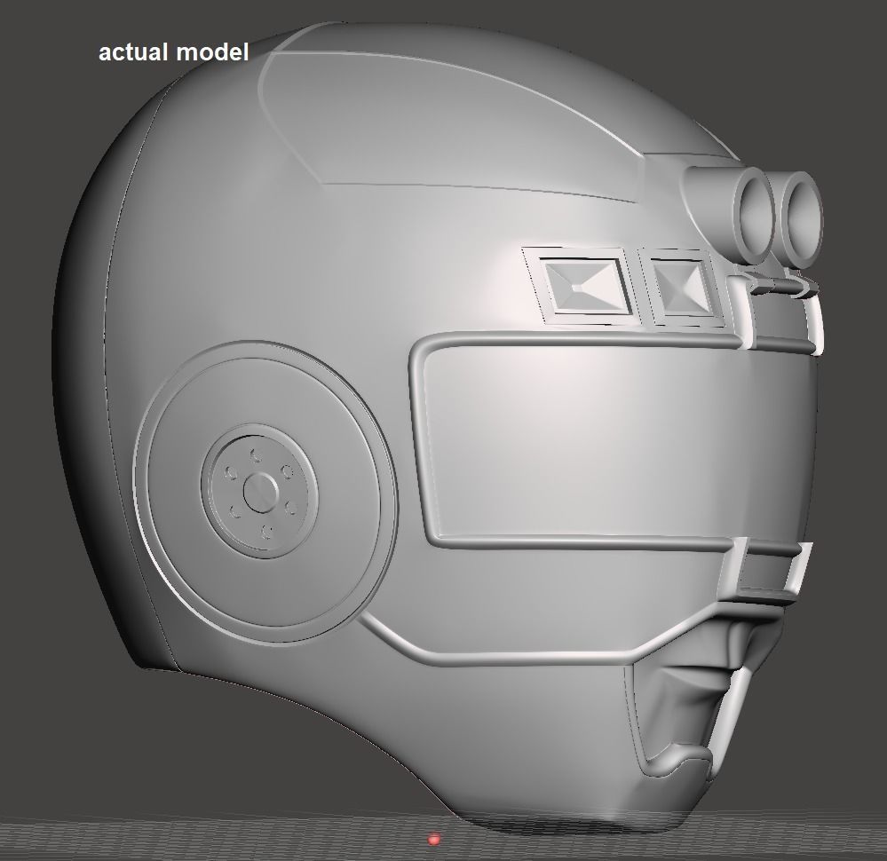 Power Rangers Turbo Green Ranger helmet 3D model 3D printable | CGTrader