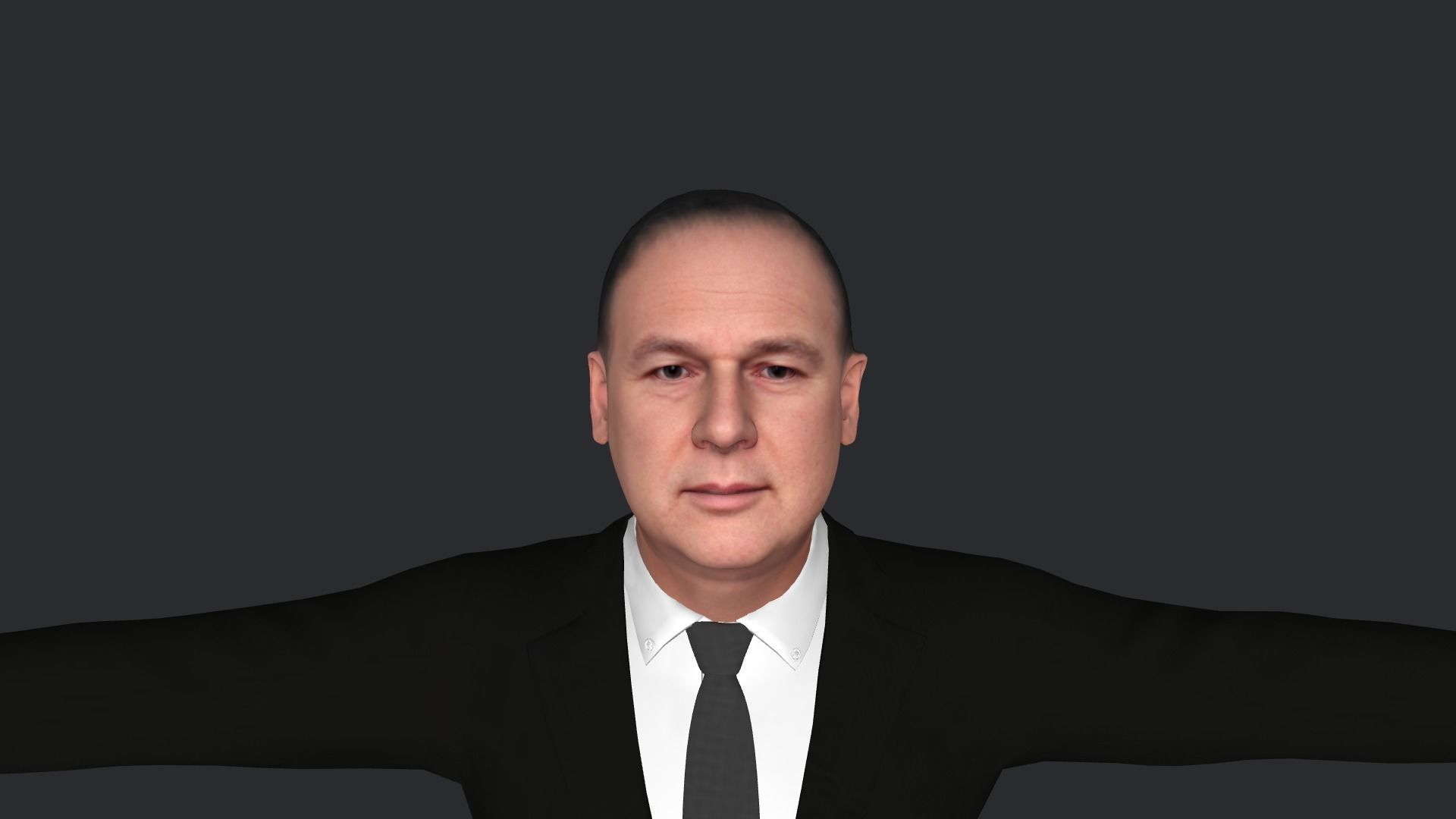 Allen Chastanet Hyper Realistic Full Body Rigged Character 3D model ...