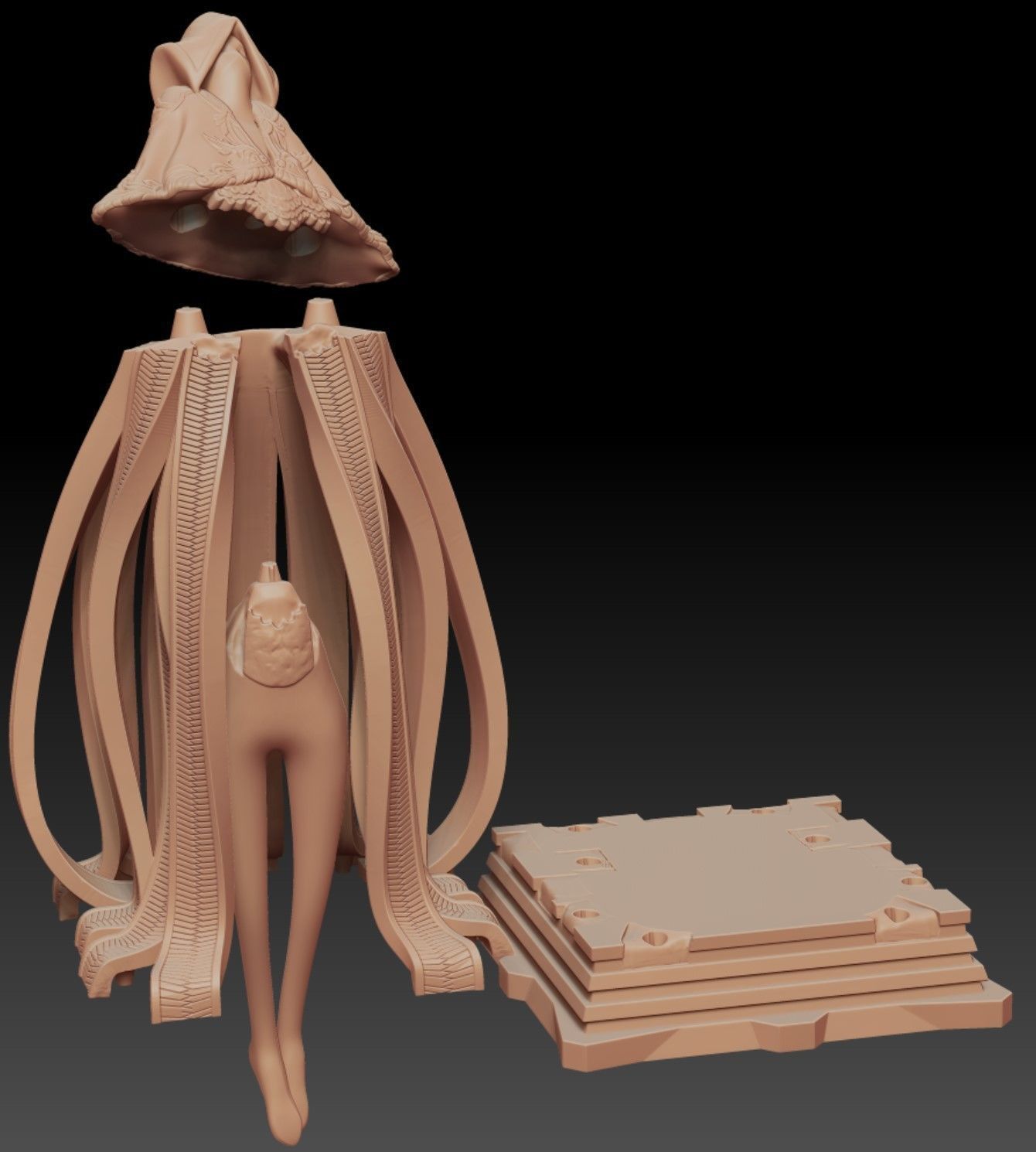 Alternate Foreigner Class Fate GrandOrder Chess Piece 3D model 3D ...