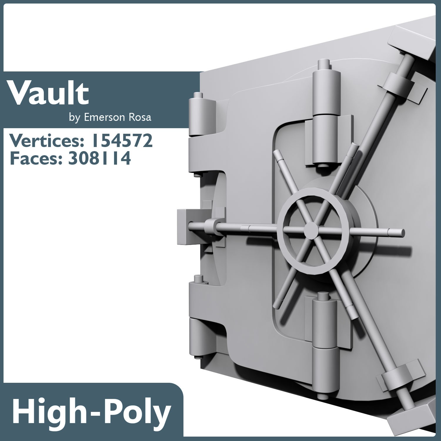 Static Vault 3D model | CGTrader
