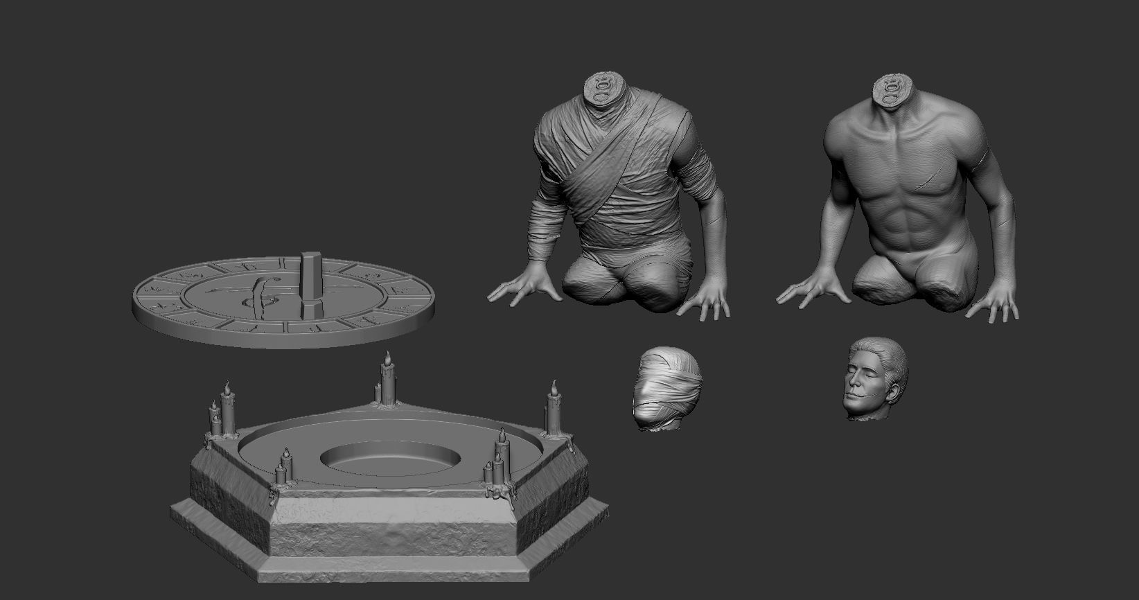 The Torso 13 Ghosts 3D model 3D printable | CGTrader